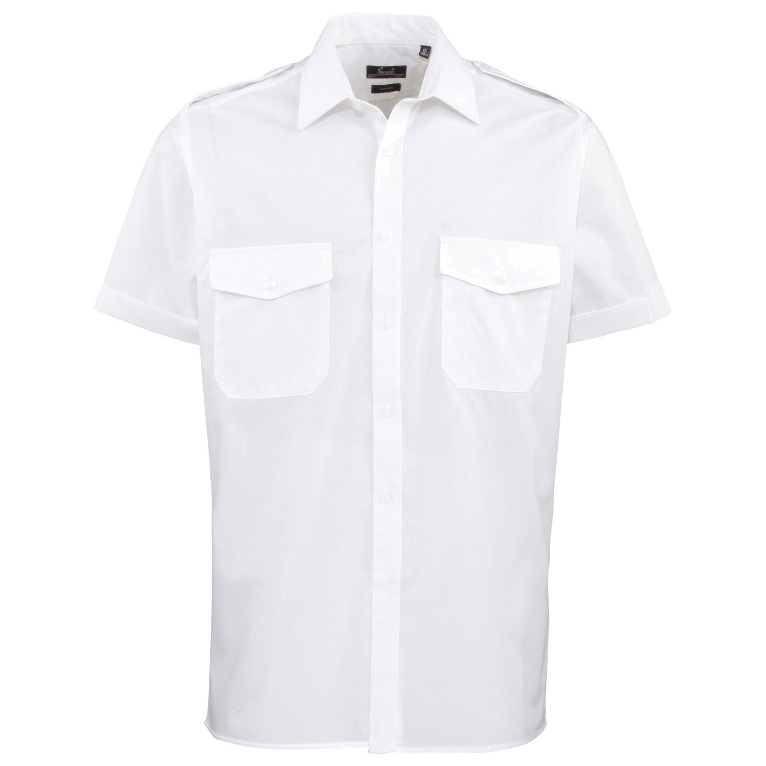 Click here for Premier Mens Short Sleeve Pilot Plain Work Shirt 1... prices