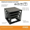 Power Systems Premium Plyo Box 18" - Non-Slip Plyometric Jump Box for ...