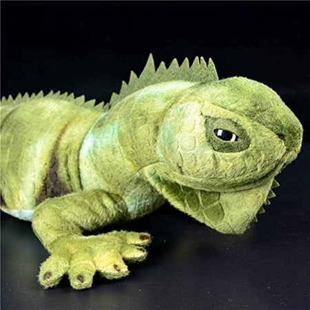 Stuffed Animals 66cm Real Life Plush Toy Wild Realistic Green Lizards ...