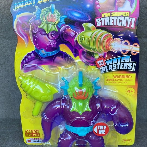 Heroes of Goo Jit Zu Galaxy Blast Hero Pack - Super Stretchy Orbitox with an all NEW Water ...