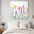 Canvas Print Wall Art Oil Paintings Spring Tulip Flower Picture Prints ...