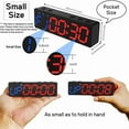 Portable Gym Timer Interval Timer Workout Fitness Clock Countdown/UP/Stopwatch Magnetic USB ...