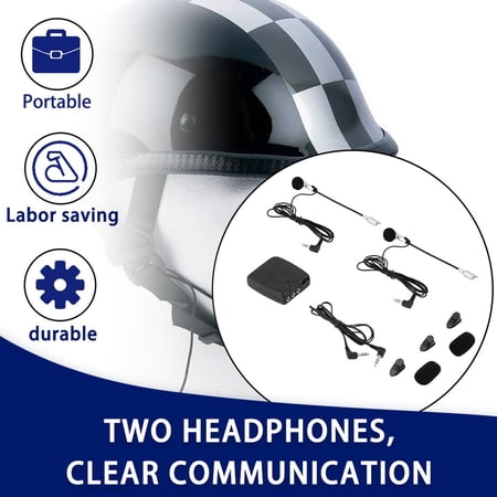 Helmet to Helmet Communicator system 2 way Motorcycle Intercom headset ...