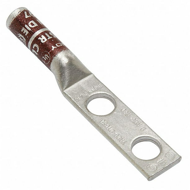 Burndy Two Hole Hylug Code Conductor Long Barrel Copper Compression ...