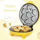 Cartoon Mini Waffle Maker- Makes 7 Fun, Different Shaped Waffles ...