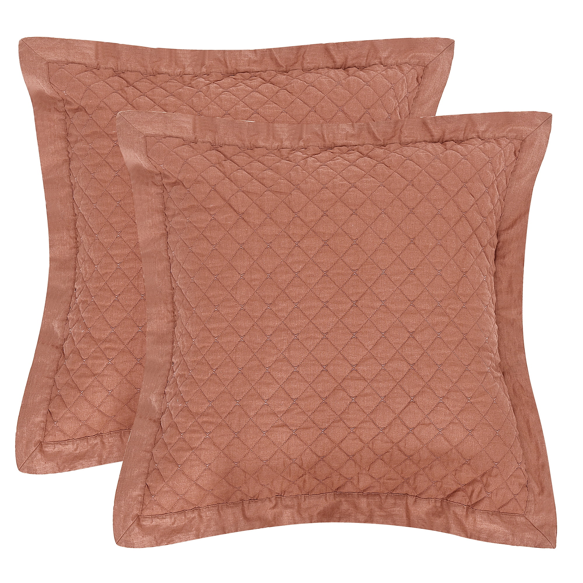 Levtex Home - Austin Quilt - Euro Sham Set - Quilted Tile - clay ...