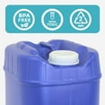 5-Gallon Stackable Water Storage Containers, 5 Gallons Each w/Lids ...