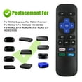 Tendodo Remote Control for Roku Box and Roku Premiere, No Pairing or Volume Buttons, 4 Shortcut ...