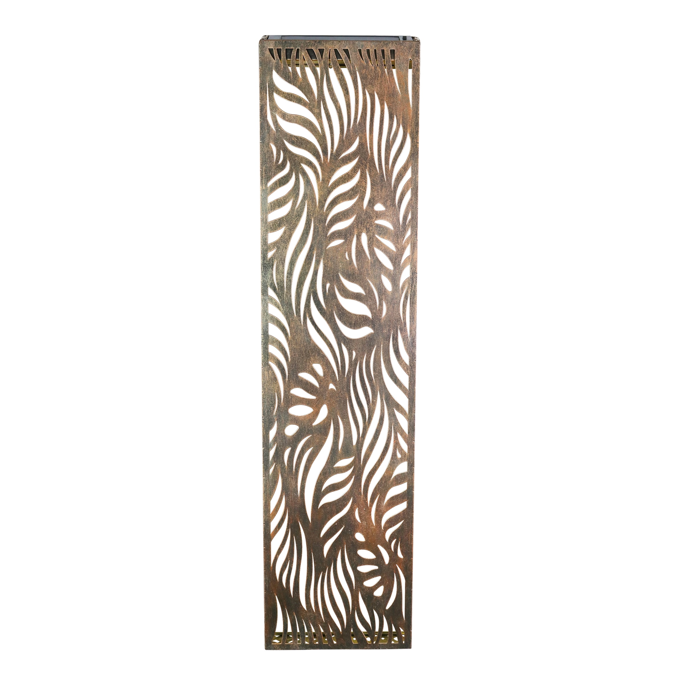 Buy Exhart Solar Bronze Metal Gold Filigree Wall Panel Art with Leaf ...
