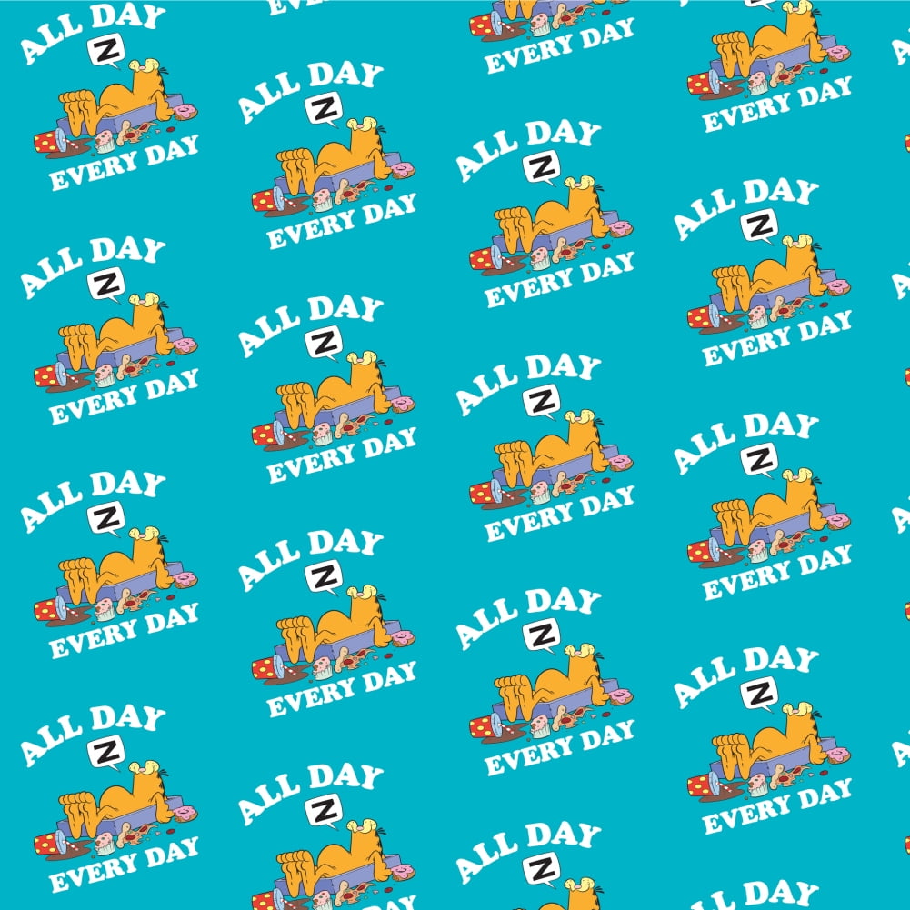 Garfield Cartoon Character Premium Gift Wrap Wrapping Paper Roll ...