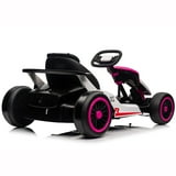 Electric Car Go Kart for Kids, 24V Battery Powered Ride On Racing Car ...