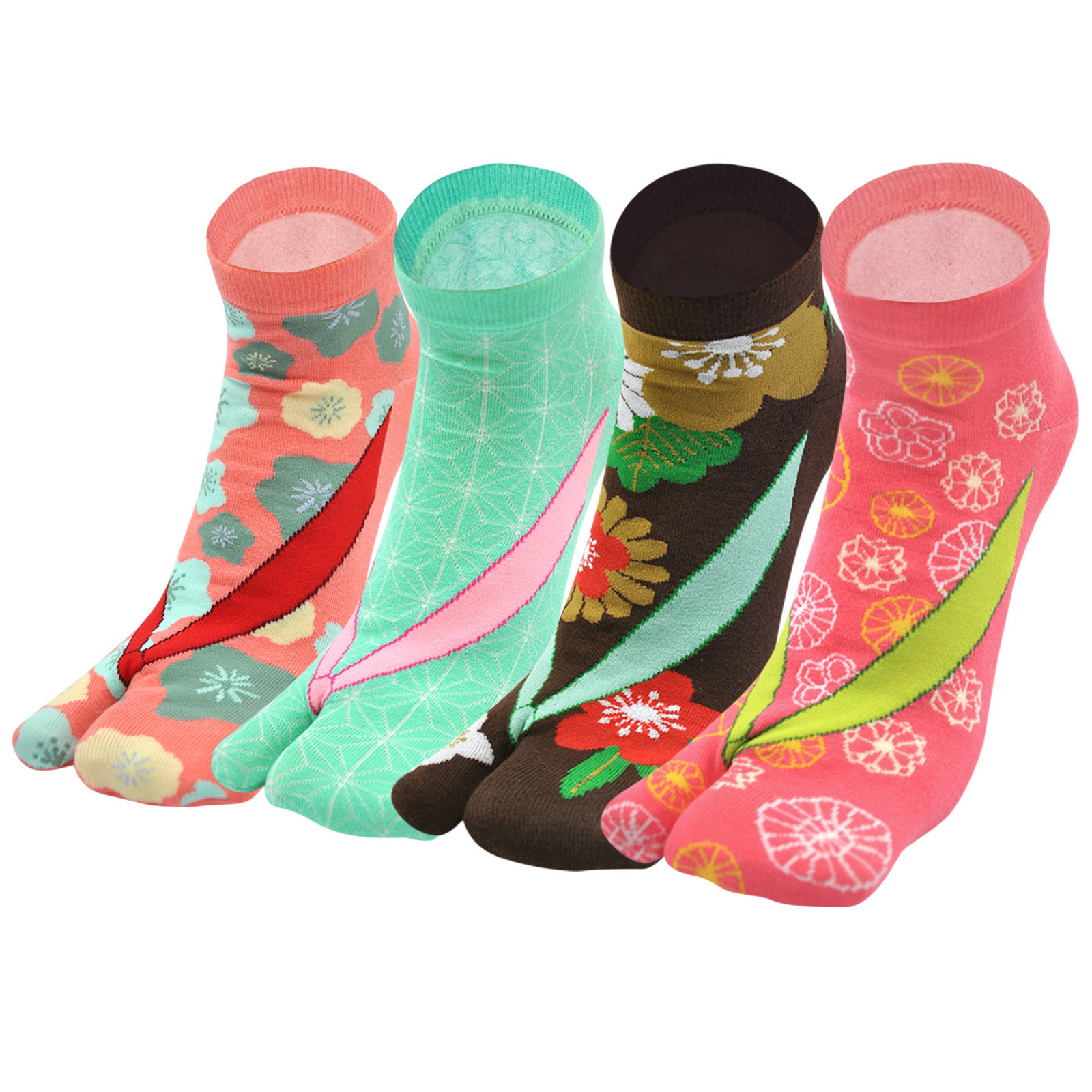 Flip Flop Big Toe Cotton Socks 3 Pairs Pack - Walmart.com