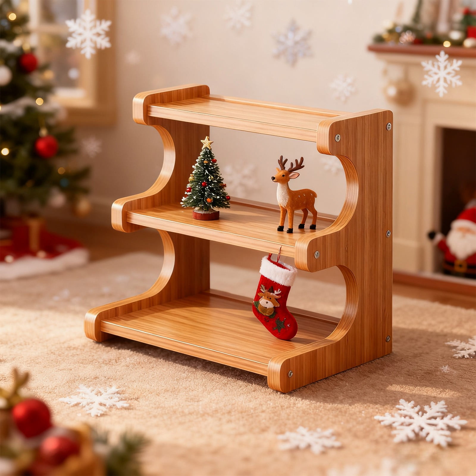 Click here for Qiweii Countertop Wooden Mug Rack Coffee Cup Rack... prices