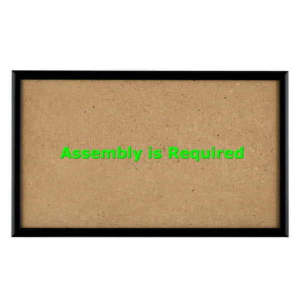 Quadro Frames 6x10 inch Picture Frame, Black, Style P375-3/8 inch Wide ...