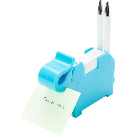 Memo Holder Dispenser and Pen Pencil Holder Plastic Note Pad Holder Box ...