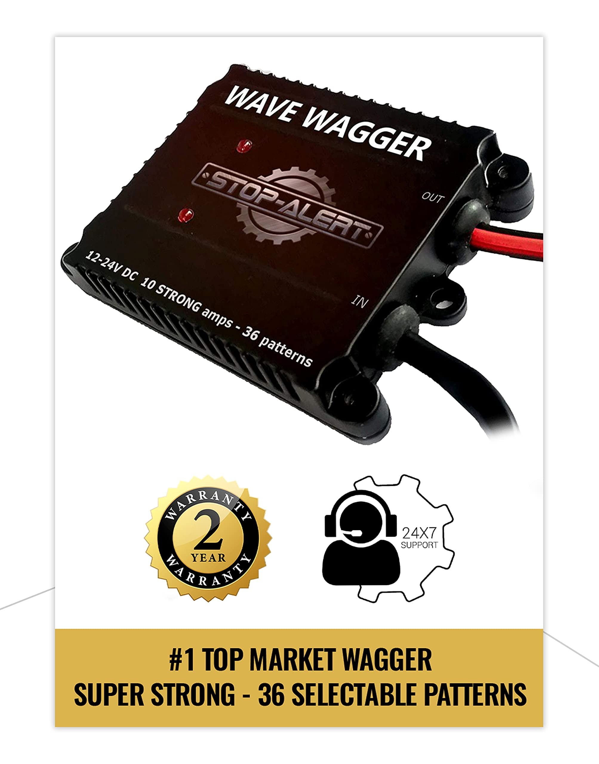 Buy New Wig Wag 36 Pattern Wave Wagger - Headlights Module 10 AMPS Electronic Alternating Heavy ...