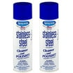Sprayway SW841 Aerosol Stainless Steel Polish & Cleaner, 15 oz 15 oz can, Pack of 2 - Walmart.com