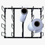 Vinyl Roll Wall Mount Storage Rack 20 Roll Capacity - Great for Storage ...