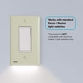SnapPower SwitchLight - LED Night Light - Single-Pole, Auto Sensor ...