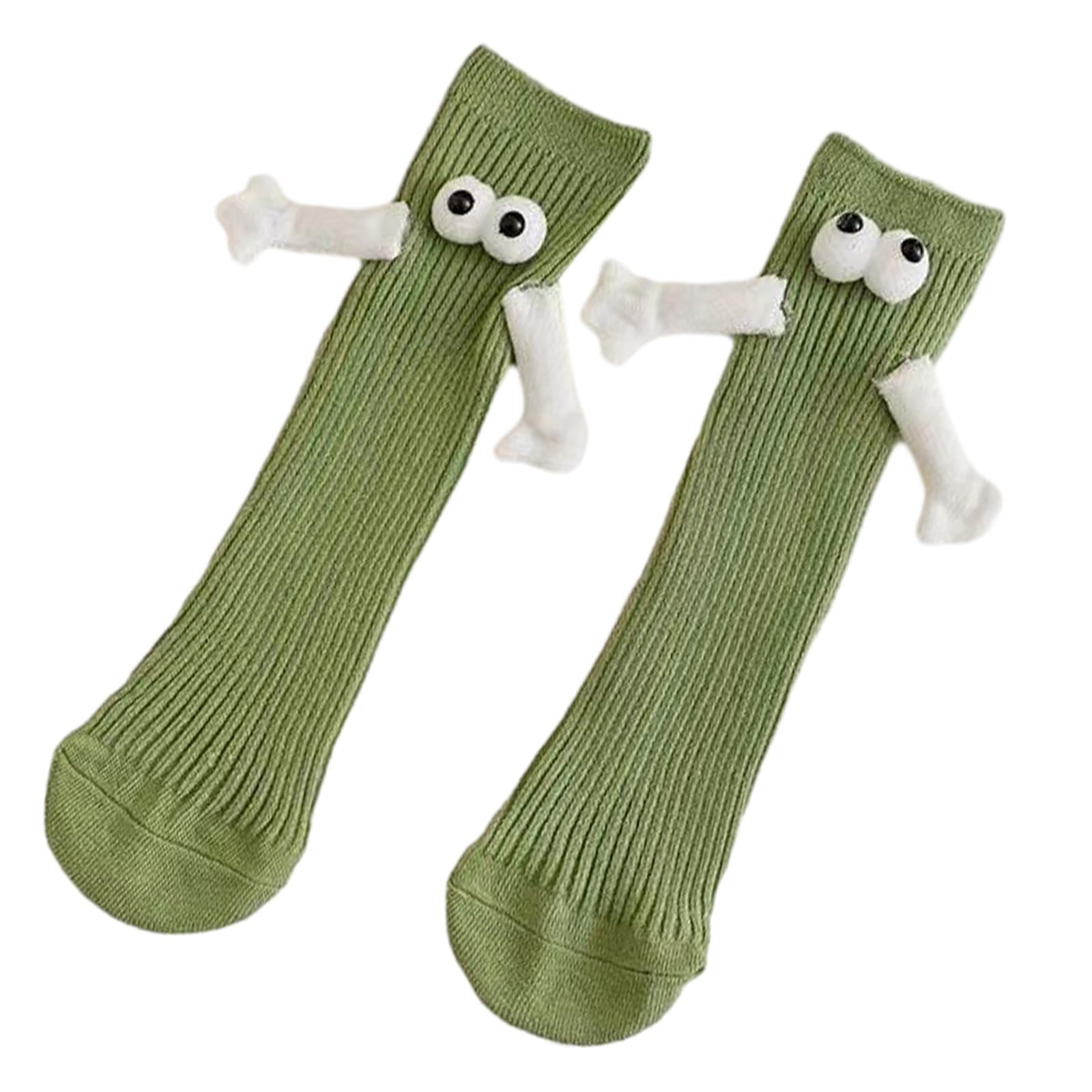 Calcetines Yinane tubo medio pareja tomados de la Mano Confort Dibujos ...