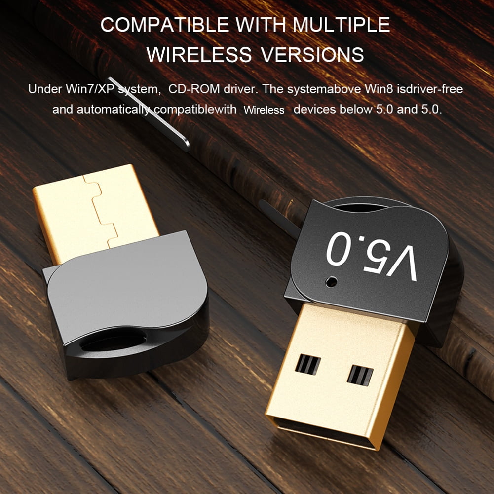 Adaptador USB compatible con Bluetooth para Windows 10 8 PC Receptor ...
