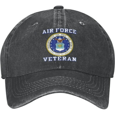 USAF DEFENSOR FORTIS Shield Patch HAT - BLACK - Veteran Owned Business ...
