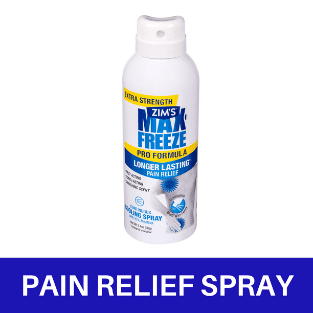 Zim’s Max-Freeze™ PRO Extra Strength Pain-Relieving Cooling Spray, 3 oz ...