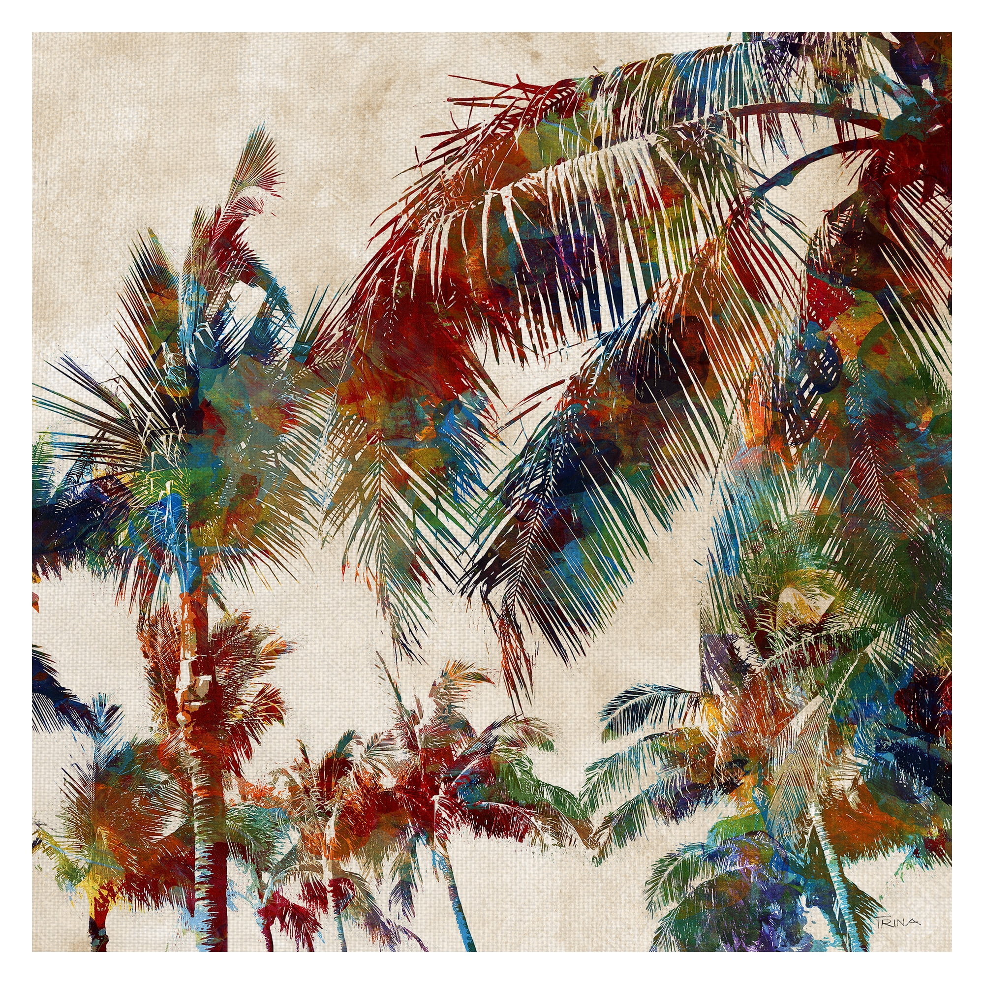 Masterpiece Art Gallery Tropical Punch II Palm Tree By Katrina Craven ...