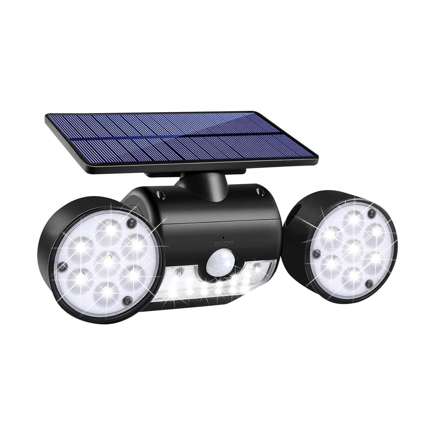 VSSSJ Solar Wall Light Floodlights 30 Leds Human Body Induction Lamp ...