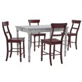 Progressive Furniture Savannah Court Wood Counter Table in Antique ...
