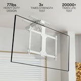 "VIVO White Electric Flip Down Flat Screen Ceiling TV Mount, Swivel, 32 ...