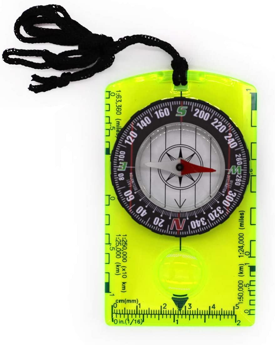 Hiking Backpacking Compass | Boy Scout Compass Camping and Navigation | Map Reading for ...