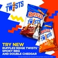 Ruffles Ridge Twists Double Cheddar Flavor Potato Snack Chips, 5.5 ...