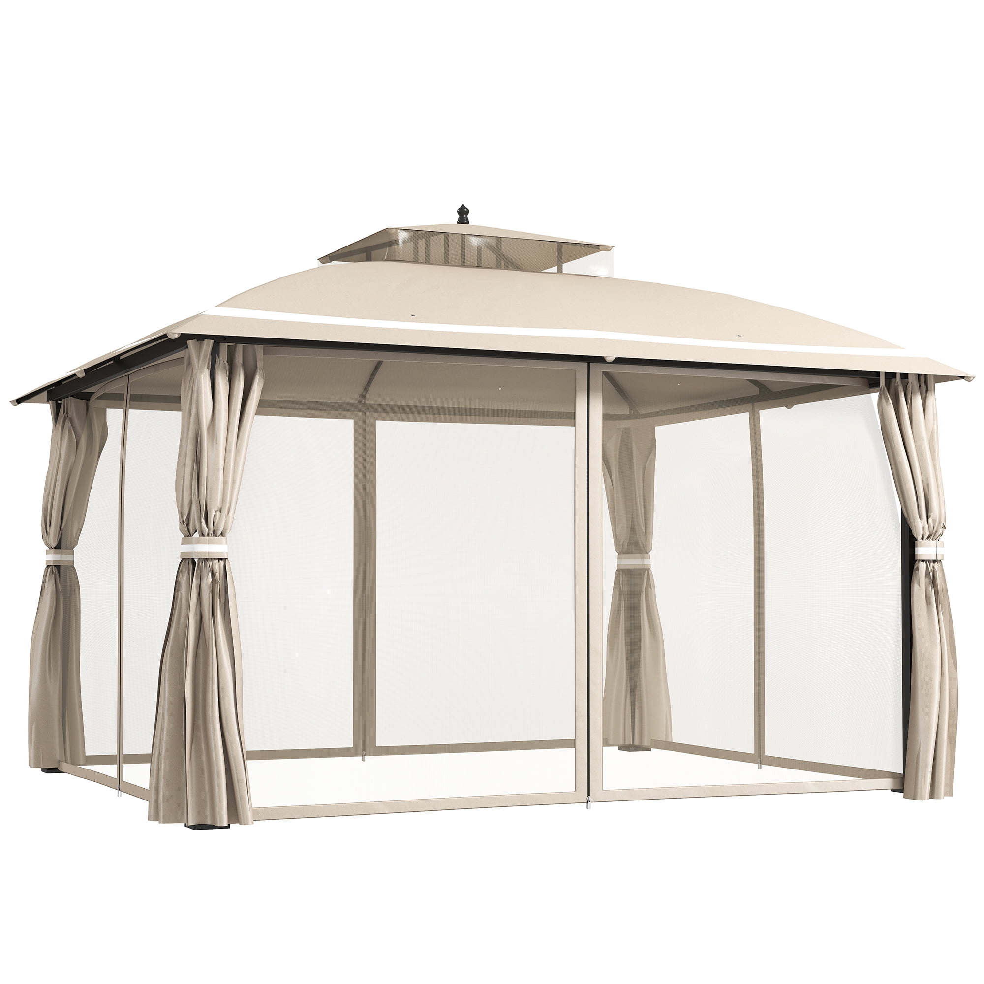 Click here for Outsunny 10 X 12 Outdoor Gazebo  Double Roof With... prices