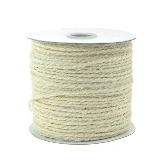 Jute Twine Cord Rope Ribbon, 1/16-Inch, 100 Yards, Off White - Walmart.com