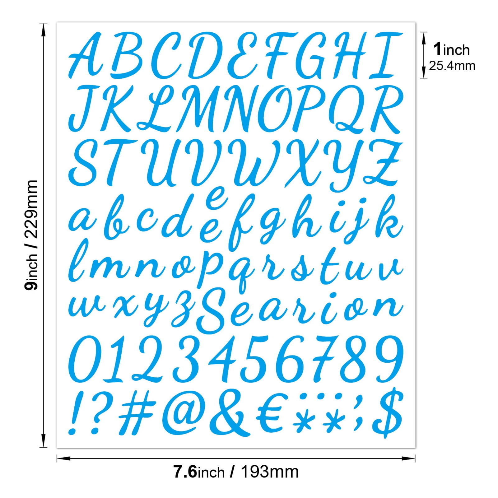 Fusipu Vibrant Design Stickers Alphabet Stickers Vibrant Design Precise ...