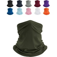 Neck Gaiter Face Cover UV Protection Balaclava Scarf Sunscreen ...