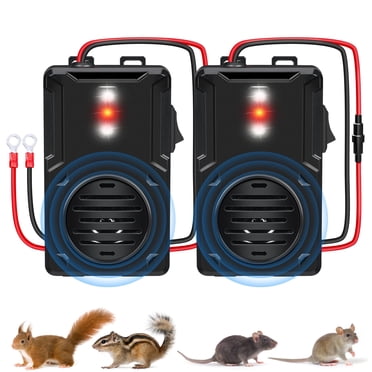 4-Pack Ultrasonic Mouse Deterrent for Car Engines, Repels Rodents with ...