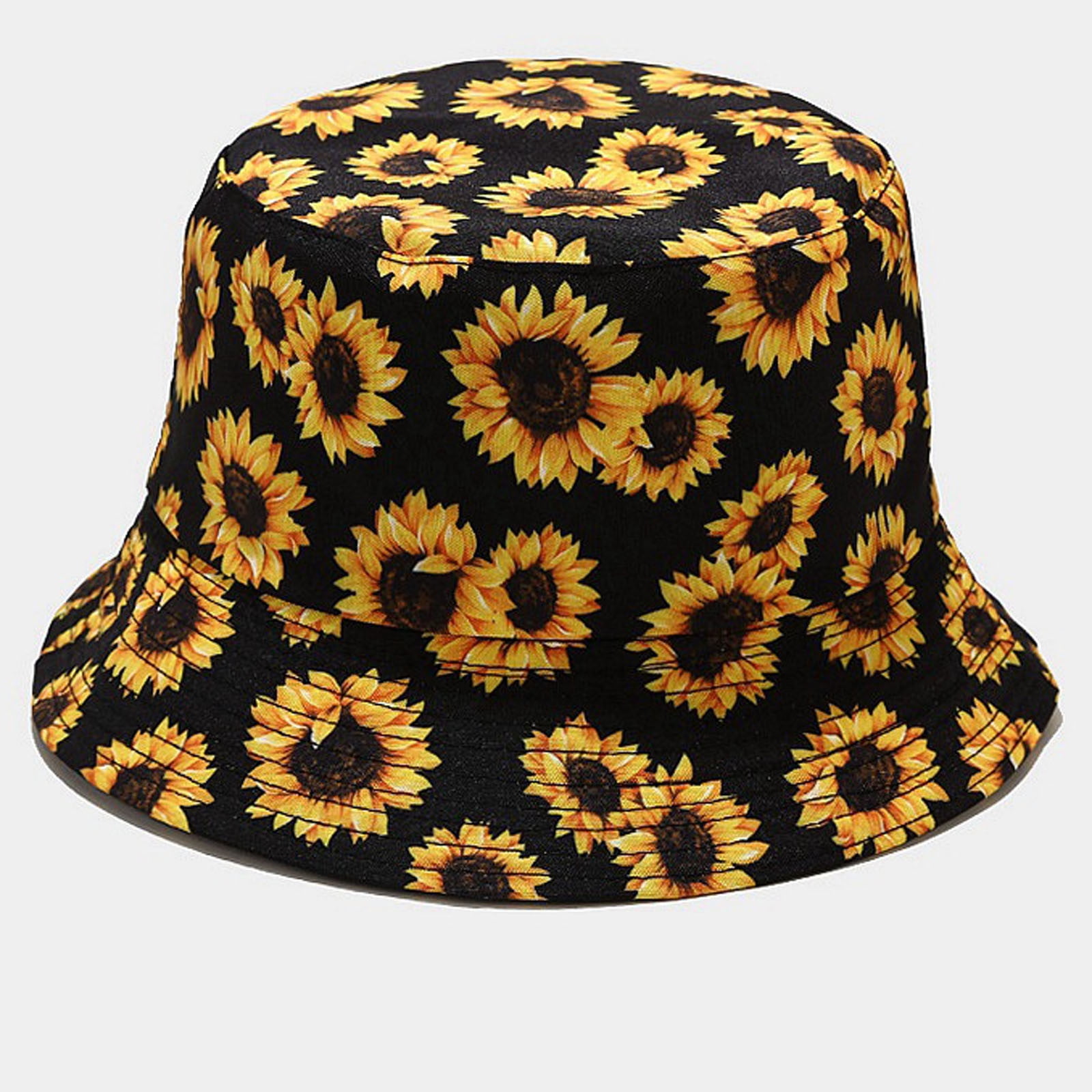 Dyfzdhu Bucket Hats Women's Fashion Printing Sunshade Fisherman's Hat ...