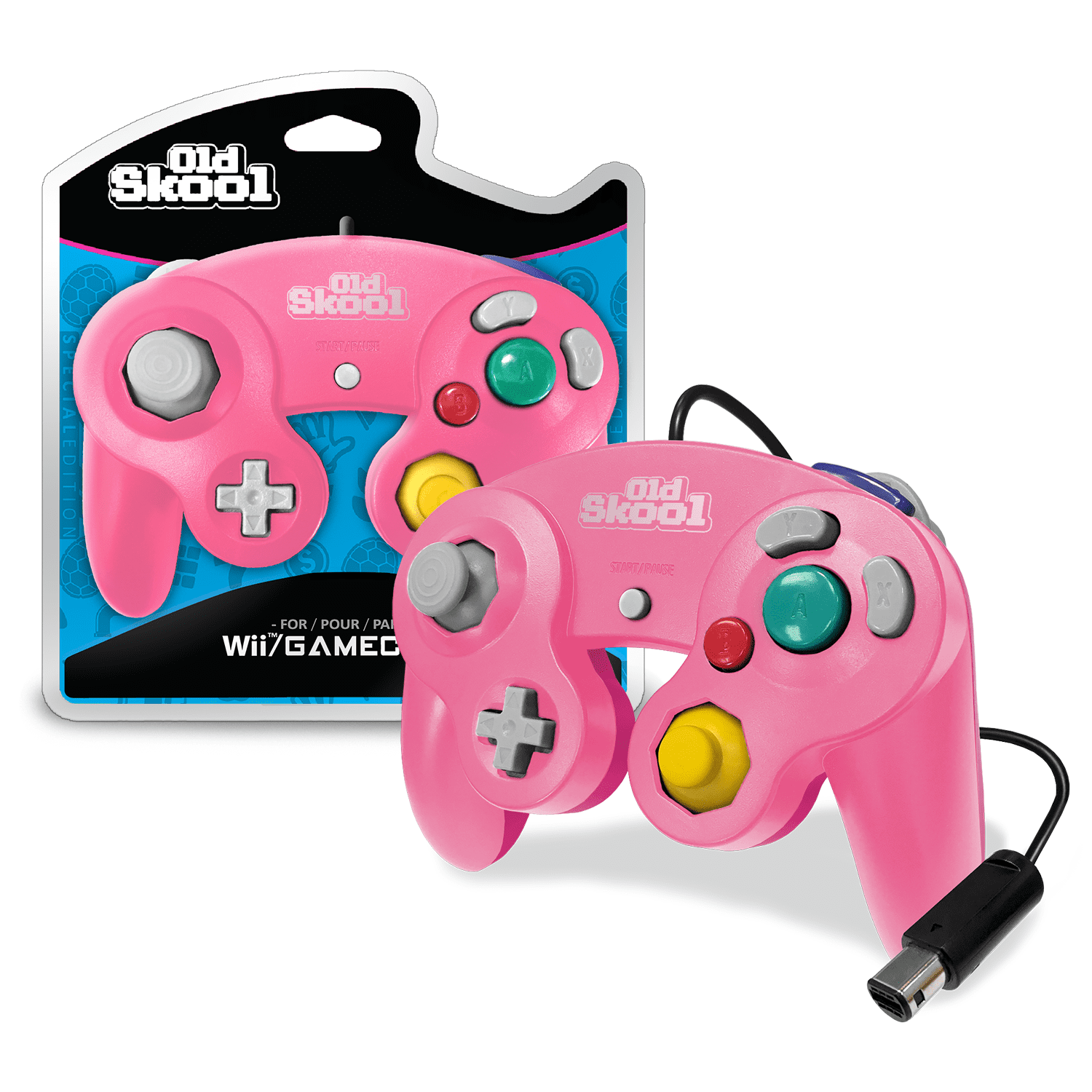 Old Skool GameCube / Wii Compatible Controller - Pink Special Edition ... Old Skool GameCube / Wii Compatible Controller - Pink Special Edition ...