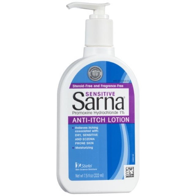 sarna sensitive anti-itch lotion, 7.5 ounces each (pack of 2) - Walmart.com