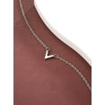 1Pc Alloy Letter V Pendant Necklaces Iron Cable Chain Necklaces for ...