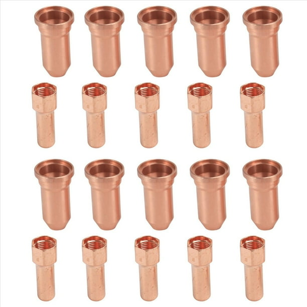 10 Piezas 52556 Electrodo y 10 Piezas 51248 Punta de Boquilla para PT ...