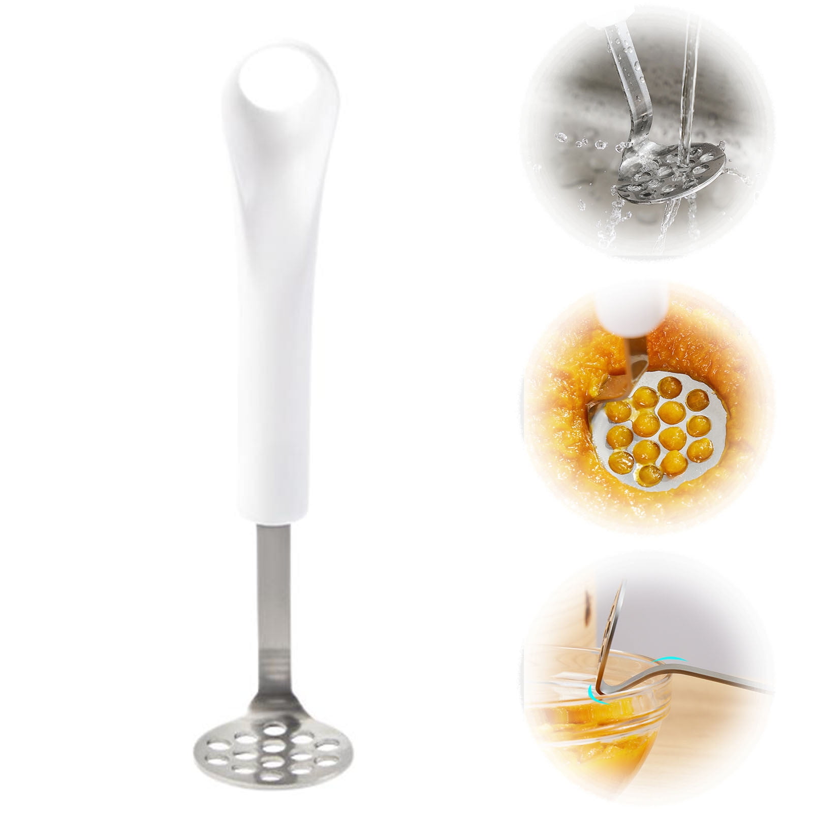 Click here for Rwvbm Stainless Steel Potato Masher Ergonomic Non-... prices