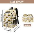 ALAZA Carton Engineering Trucks Print Student Backpack School Bookbag ...