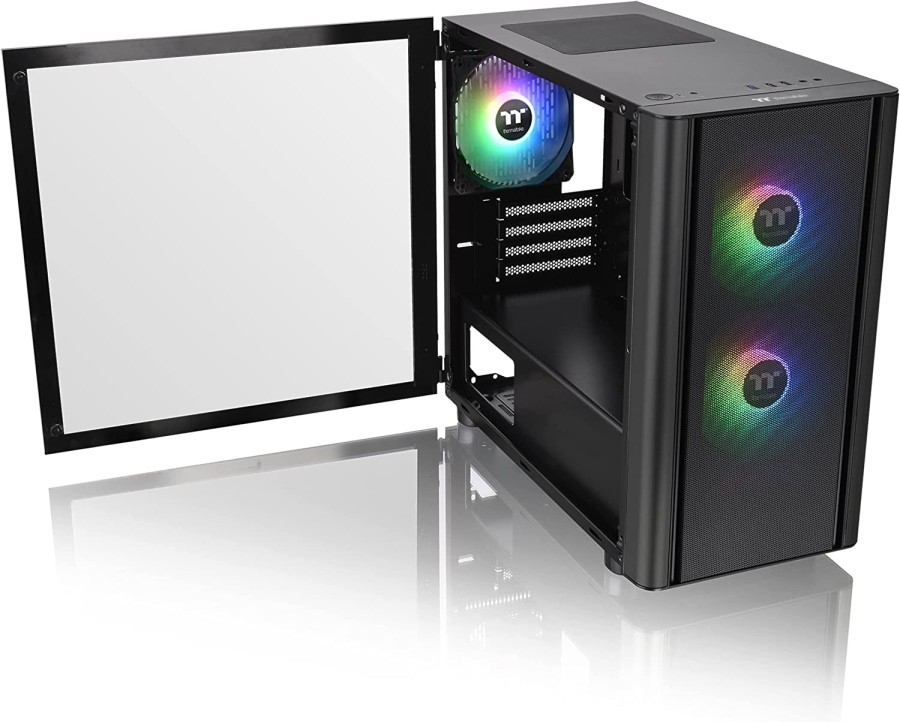 Thermaltake V150 TG Breeze ARGB Computer Case Black - Walmart.com