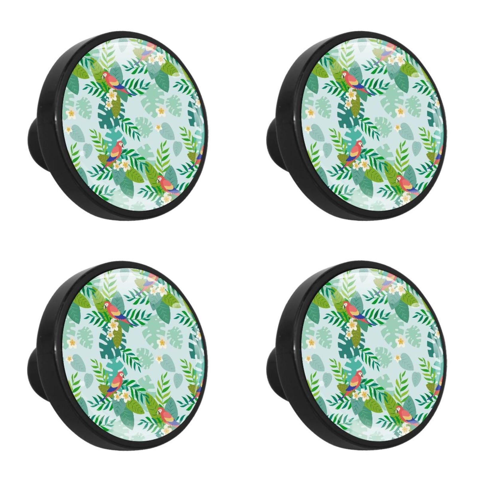 4 Pcs Parrot Knobs for Kitchen Cabinet Cupboard Dresser Bookcase Drawer ...
