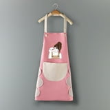 SPRING PARK Water Proof Baking Apron for Women Men with 1 Front Pockets ...
