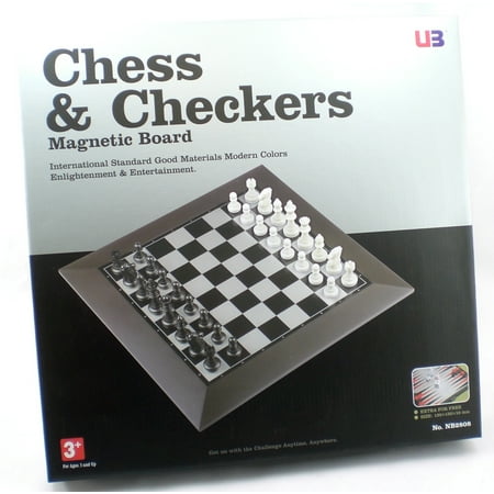 Chess And Checker Magnetic Board 15 Inch Board | Walmart Canada