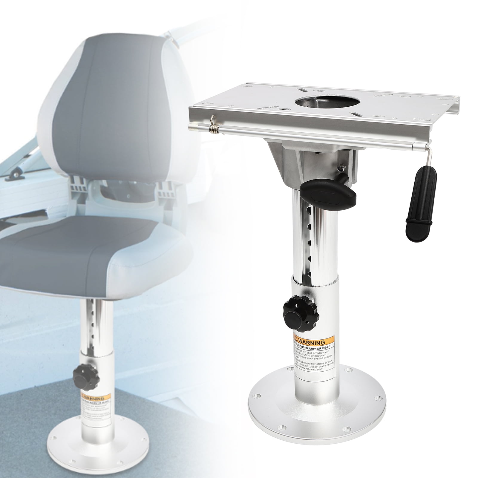 Aiqidi Boat Seat Pedestal, Adjustable Height from 13" to 19 ...